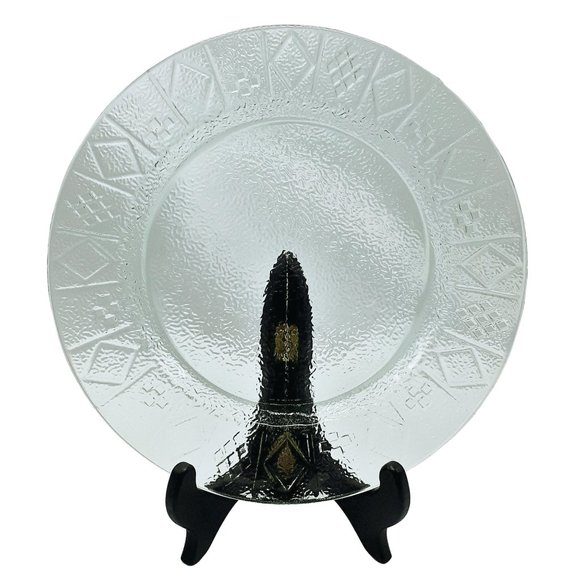 Indiana Glass | Dining | Vintage Indiana Glass Light Green Geometric ...